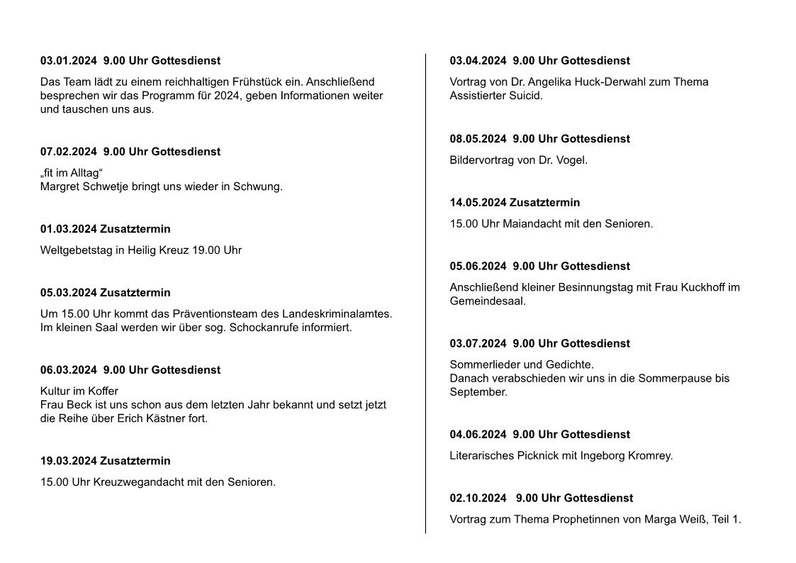 kfd | Heilig Kreuz Volksdorf